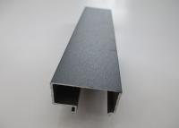 China Custom 6063 Aluminum Rail Extrusion Outside Slotted Profile 0.7-10mm Thickness for sale