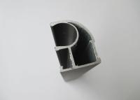 China Hotel Architectural Half Round Aluminium Extrusion 6063-T5 Wood Grain Surface 5.8m for sale