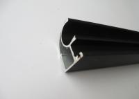 China Hotel Architectural Half Round Aluminium Extrusion 6063-T5 Wood Grain Surface 5.8m for sale