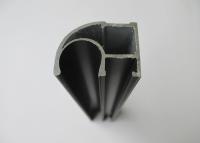 China Hotel Architectural Half Round Aluminium Extrusion 6063-T5 Wood Grain Surface 5.8m for sale