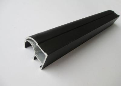 China Hotel Architectural Half Round aluminium extruded sections With Wooden Pattern Transfer Surface for sale