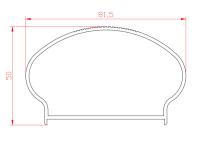 China Custom Aluminum Extrusion Profiles for Garden Stairs - 0.7-10mm Thickness, 13m Length, Multiple Alloys & Surface Treatments for sale