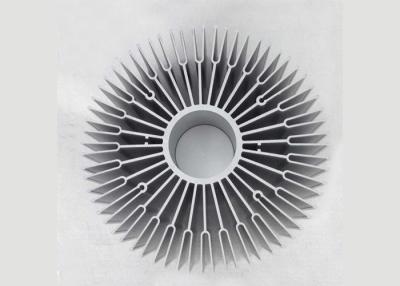 China OEM Sunflower 6063 Aluminium Heat Sink Profiles Round Extrusion 600mm Width for sale