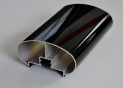 China Black Deck Aluminum Railing Profiles 6005-T5 Extruded 1.5mm Thickness for sale