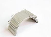 China Anodized Aluminum Heat Sink Extrusion Profile 600mm Width for Power Supply Inverter Shell for sale