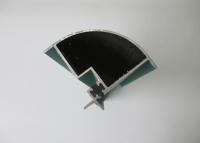China Green Powder Coated Aluminum Extrusion Profiles 6000 Series for Railing for sale