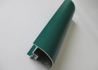 China Green Powder Coated Aluminum Extrusion Profiles 6000 Series for Railing for sale