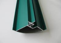 China Green Powder Coated Aluminum Extrusion Profiles 6000 Series for Railing for sale