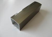 China Anodised Aluminium Guardrail Profiles Grey for Construction Handrail Staircase 6000 Series for sale