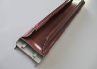 China Bronzing 6063 Aluminum Railing Profiles Electrophoresis Surface Treatment 6m Length for sale
