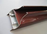 China Bronzing 6063 Aluminum Railing Profiles Electrophoresis Surface Treatment 6m Length for sale