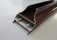China Bronzing 6063 Aluminum Railing Profiles Electrophoresis Surface Treatment 6m Length for sale