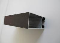 China Custom Aluminum Extrusion Profiles for Exterior Fence Railing - 500-6800 Ton Capacity, Black Painted Finish for sale
