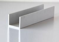 China Silver Anodized Aluminum Channel Extrusions 6063 T5 for Architectural and Industrial Use for sale
