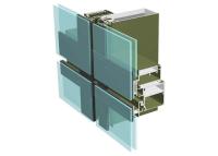 China Custom Curtain Wall Extruded Aluminum Profiles Anodised T5 T6 Temper 6063 6005 for sale