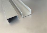 China 6061 T6 Extruded Aluminum Window Channel 5-20 um Anodized Film Thickness for sale