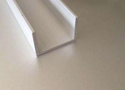China 6061 T6 Extruded Aluminum Window Channel 5-20 um Anodized Film Thickness for sale