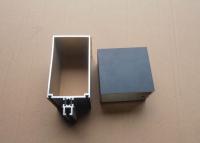 China Black Custom Glazed Aluminium Extrusion Profiles 6063 T5 for Building Curtain Wall 6m Length for sale