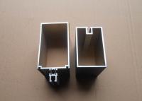 China Black Color Custom Glazed Aluminium Extrusion Profiles For Huge Building for sale
