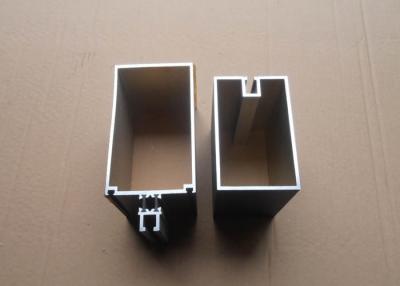 China Black Color Custom Glazed Aluminium Extrusion Profiles For Huge Building for sale
