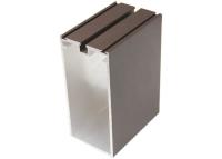 China Champagne Curtain Wall Aluminum Extruded Profiles 6005 6063 0.7-10mm Thickness for sale