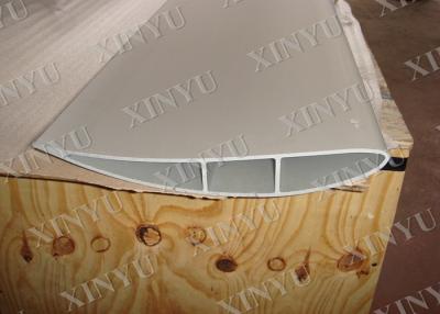 China 6063 T5 Aluminum Window Profiles for Blinds and Curtain Walls - Custom Extrusions with 500-3000 Ton Capacity for sale
