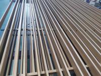 China Fireproof Aluminum Extrusion Profiles with Wood Color Finish - 2000+ Hours Weather Resistance for Wall Lining for sale