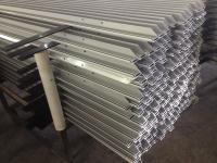 China Black Oxidation Aluminum Solar Panel Frame 45 Degree Beveling 6063 Alloy T5 T6 for sale