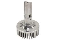 China 6063 Aluminum Heat Sink Profile for Automobile Lamp Radiator T5 T6 Custom Length for sale