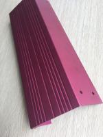 China OEM Purple Pink Color Anodized CNC Machined Metal Parts Laser Cutting Industrial Shell 0.01mm Tolerance for sale
