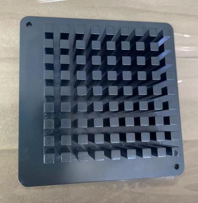 China Anodized Aluminium Heat Sink Profiles CNC Machined Blue Customized for sale