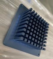 China CNC Machined Blue Anodized Aluminium Heat Sink Profile 6063-T5 Custom for sale