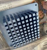China CNC Machined Blue Anodized Aluminium Heat Sink Profile 6063-T5 Custom for sale