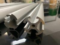 China Silver Anodized T Slot Aluminum Extrusion Profile Round Assembly Line 6063 T5 for sale