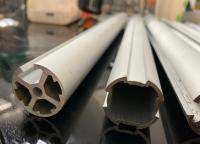 China Silver Anodized T Slot Aluminum Extrusion Profile Round Assembly Line 6063 T5 for sale