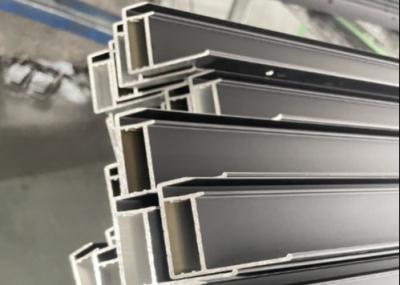 China Black Anodized Aluminum Solar Panel Frame Extrusion Profiles 6000 Series 30x25mm for sale