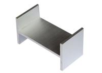 China T8 Alloy I Shaped Aluminum Profile for Industrial Parts ISO 0.8mm Thickness 3m-6m Length for sale