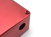 China Custom CNC Brushed Small Aluminum Enclosure Box Die Casting 200mm x 150mm Anti Collision for sale