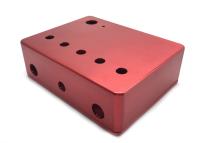 China Custom CNC Brushed Small Aluminum Enclosure Box Die Casting 200mm x 150mm Anti Collision for sale