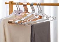 China Aluminum Alloy Clothes Hanger Non Slip 420mm 45g Multifunctional Metal Hanger for sale