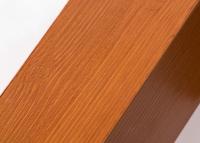 China Wood Grain Aluminum Square Tube Profile 6000 Series for Furniture Decoration 0.8-5.0mm for sale
