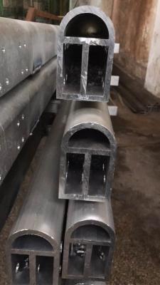 China 6061T6 Aluminum Tube Industrial Profile for Conductive Beam Hook Oxidation Equipment for sale
