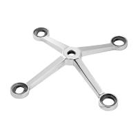 China Stainless Steel Point Fixing Glass Curtain Wall Spider System 210mm 304/316 for sale