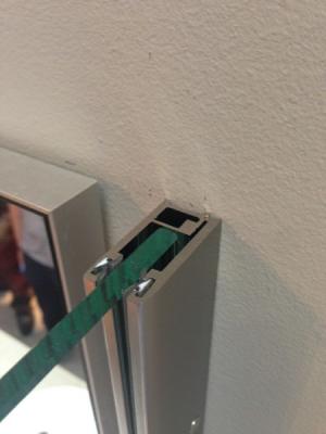 China 6063 T5 Aluminium Extruded Sections for Shower Cabins Glass Door 0.7-10mm for sale