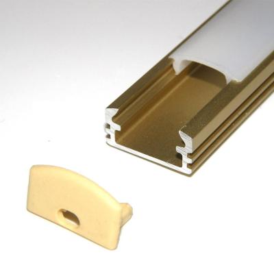 China OEM 30W Extrusion Aluminium LED Profile Heatsink Cooling 12mm Strip 6063 T5 for sale
