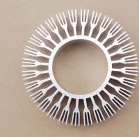 China Extruded Aluminum Heat Sink Profile 6063 Alloy T5 Custom Length for Industrial Cooling for sale