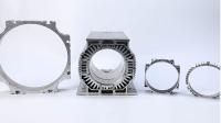 China Extruded 6063 Aluminum Motor Enclosure Extrusion Casing Water Cooled for sale