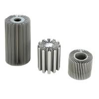 China Extruded Aluminum Heat Sink Profile Sunflower Round Alloy 6063 for LED Cooling for sale