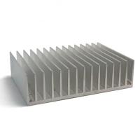 China Large LED Aluminum Heatsink Cooler 27 Fins Heat Sink Board 6000 Series Extruded for sale