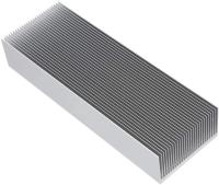 China Large LED Aluminum Heatsink Cooler 27 Fins Heat Sink Board 6000 Series Extruded for sale
